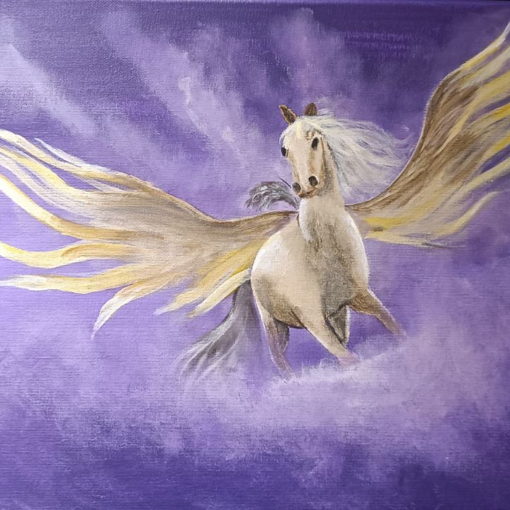 Pegasus - HappyHues - Paintings & Prints, Animals, Birds, & Fish, Other ...