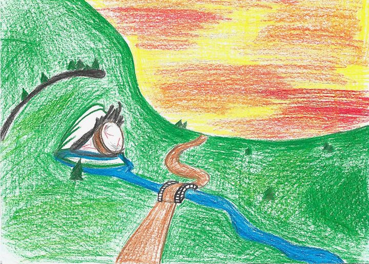 Crying River - Boston Marathon BWH Stepping Strong Fundraiser - Paintings & Prints, Abstract ...