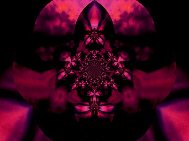 Fire Orchid 2 - Sherrie D. Larch - Paintings & Prints, Flowers, Plants ...