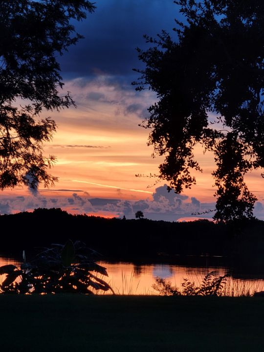 Larger orange and blue - Serene Scenes ,Joni German - Photography ...