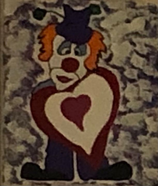 Heart Clown - Kroll Kreations - Paintings & Prints, Childrens Art ...