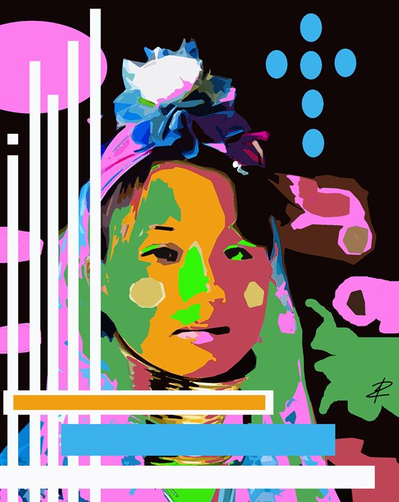 New China - Jesse Raudales - Paintings & Prints, Abstract, Figurative ...