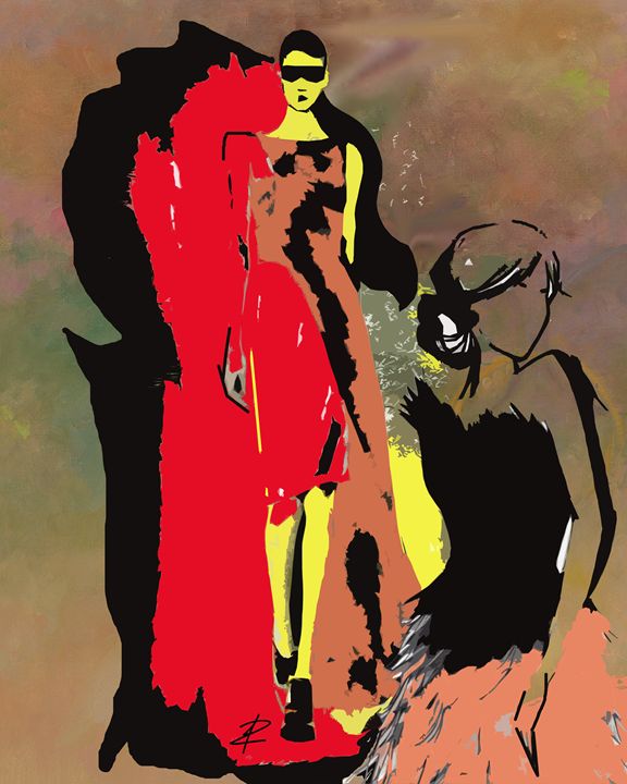 Vanishing Point - Jesse Raudales - Paintings & Prints, Abstract ...