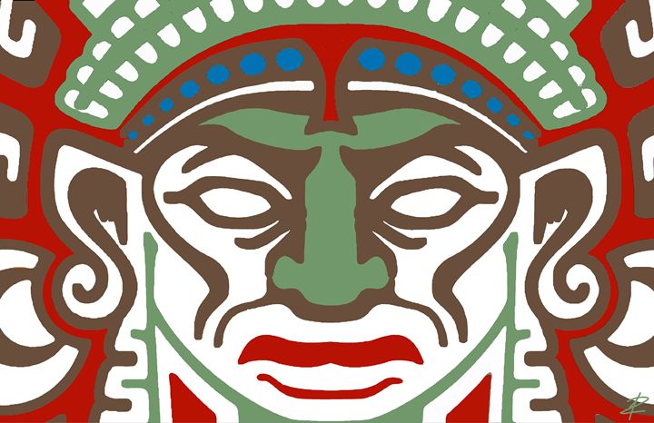 AztecRelic by Jesse Raudales - Jesse Raudales - Paintings & Prints ...