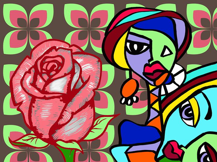 Rose in the Room by Jesse Raudales - Jesse Raudales - Paintings ...