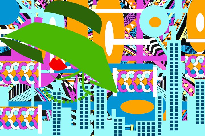 Mind Over Matter - Jesse Raudales - Paintings & Prints, Abstract, Other ...