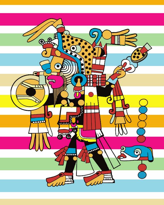 Mayan Aztec Inca by Jesse Raudales - Jesse Raudales - Paintings ...
