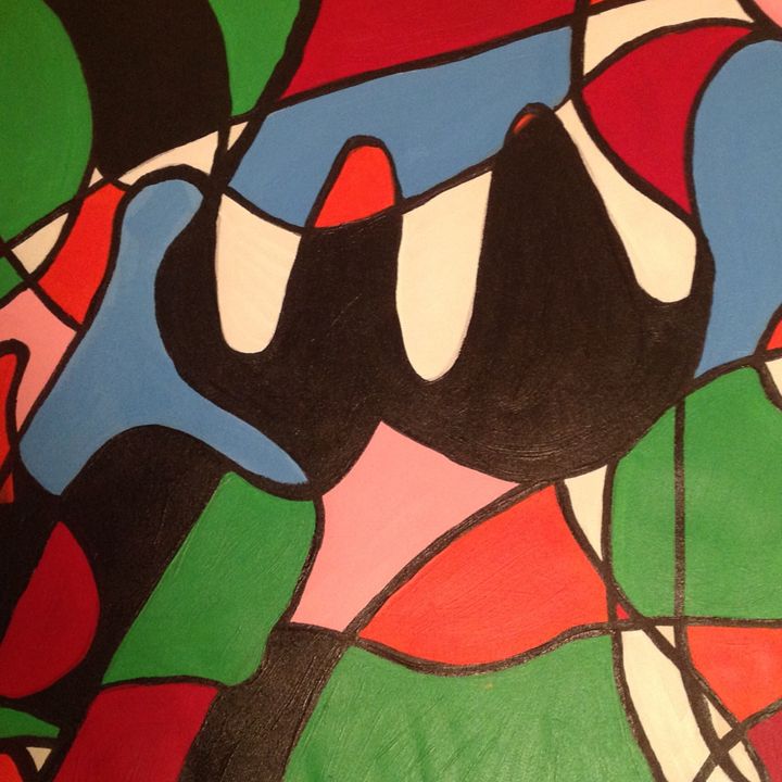 MIXBREED - Jesse Raudales - Paintings & Prints, Abstract, Movement - ArtPal