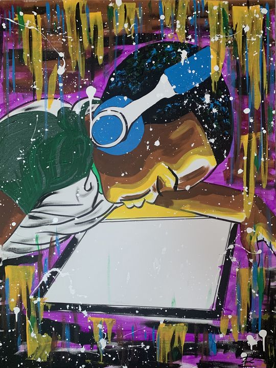 Virtual Reality by Jesse Raudales - Jesse Raudales - Paintings & Prints ...