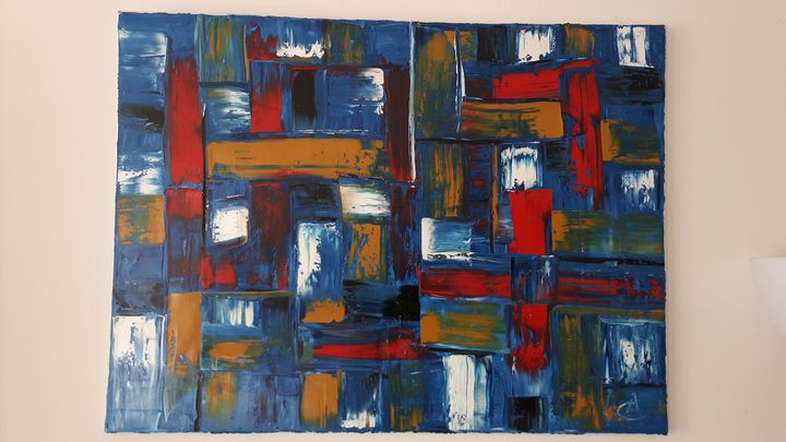 bleu-océan - ANTHONY CAMILLE - Paintings & Prints, Abstract, Other ...
