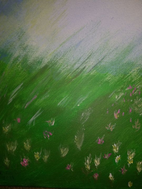 Spring Time wind and Flowers - 4T Studios Design - Paintings & Prints ...