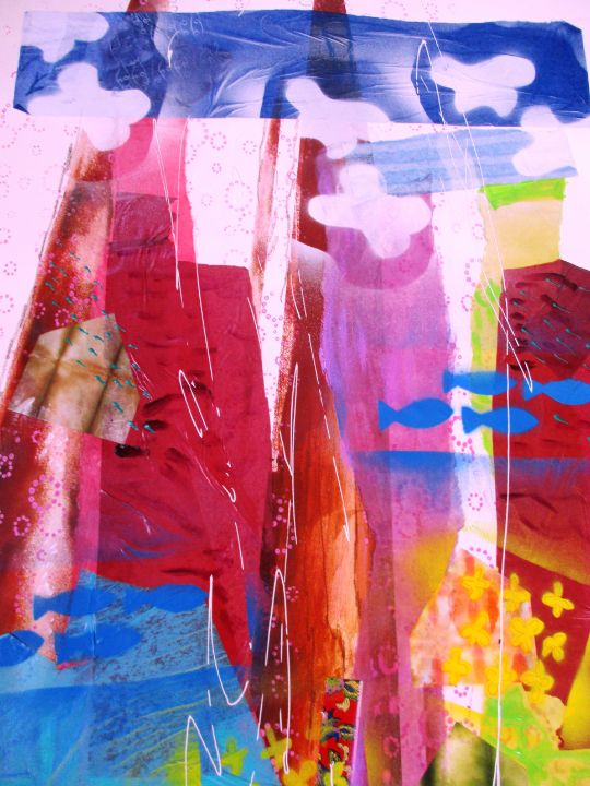 apporte ton parapluie - mireille lévesque - Paintings & Prints ...