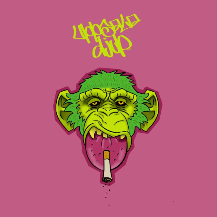 Green Ape - Ludvig Olsson - Drawings & Illustration, Animals, Birds ...