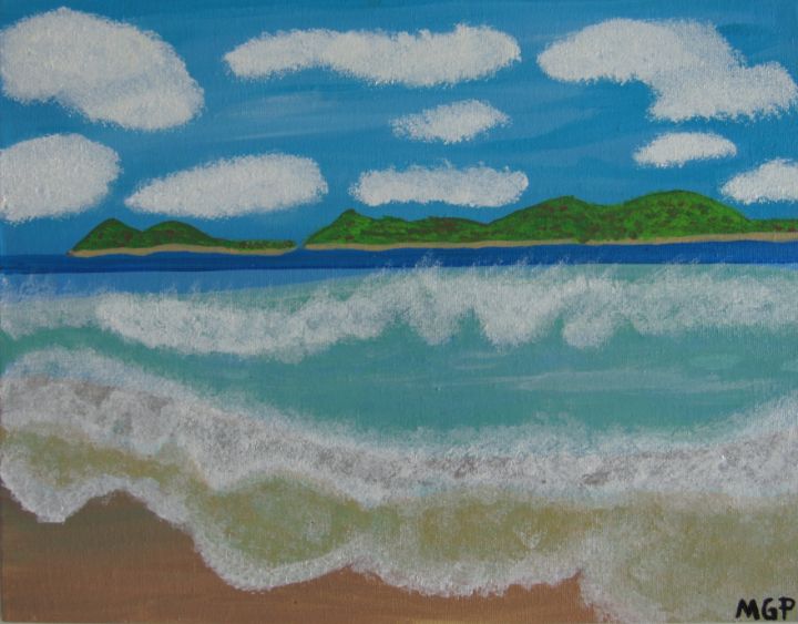 Rough Day At The Beach - Melissa G. Perez - Paintings & Prints ...