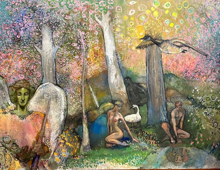 Echo and Narcissus - Greene Gallery - Paintings & Prints, Fantasy ...