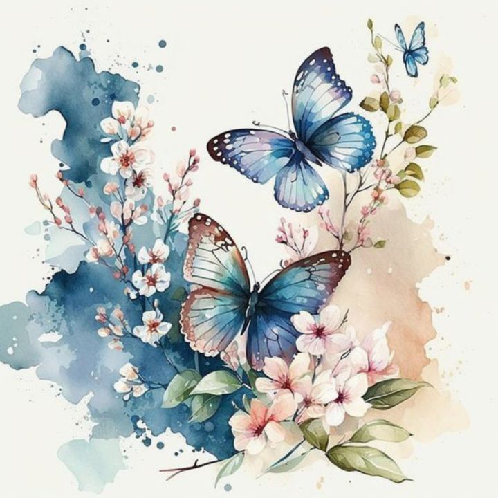 BUTTERFLY PAINTING - Spectra - Paintings & Prints, Flowers, Plants ...