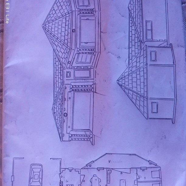 House plan for six corners. - Mlandeli 99 - Drawings & Illustration ...