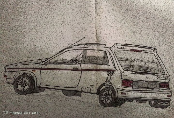 Car hand drawing. - Mlandeli 99 - Drawings & Illustration, Vehicles ...