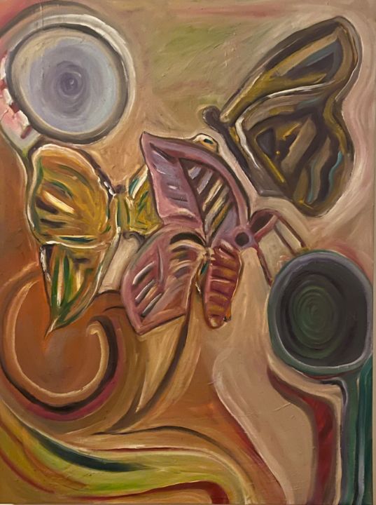 "Butterflies in Wonderland" - Wayne and art - Paintings & Prints ...