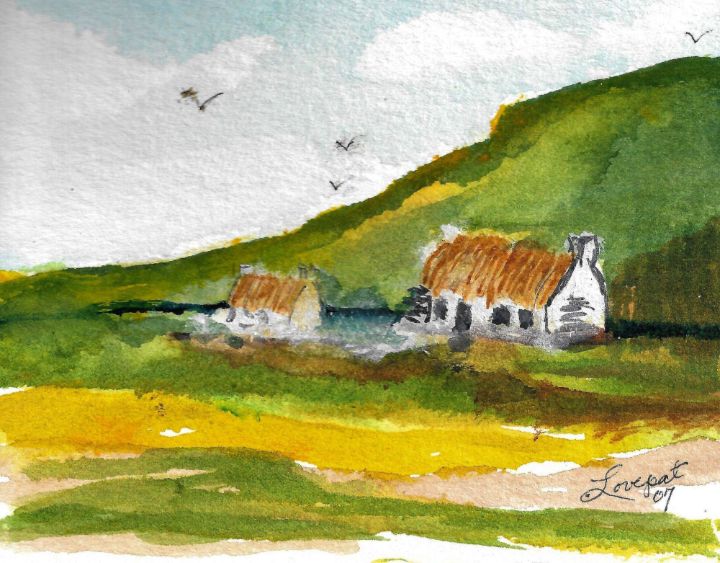 Margaret's Irish Cottage - Lovepat ARTS - Paintings & Prints ...