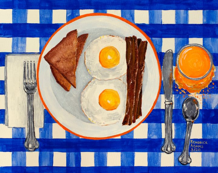 Instagram 1, Bacon and Eggs - Ken Adams - Paintings & Prints, Still ...