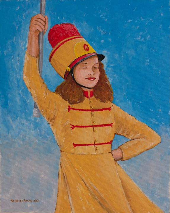 Majorette - Ken Adams - Paintings & Prints, People & Figures, Portraits ...