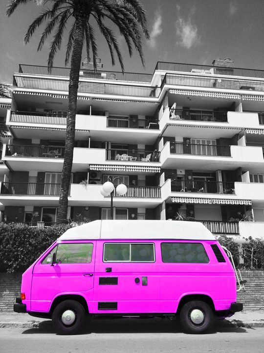 Pink van - Ruben Barcelona - Photography, Vehicles & Transportation ...