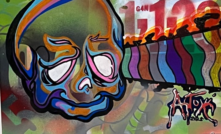 Skull Rainbows - Anti-Toxic Art - Paintings & Prints, Abstract ...