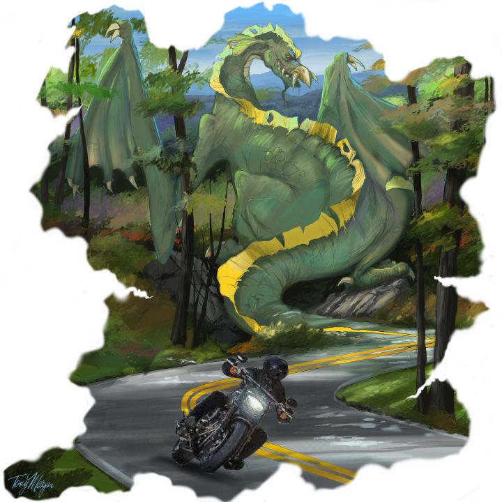 The tail of the dragon 2 - Born to illustrate - Drawings & Illustration ...