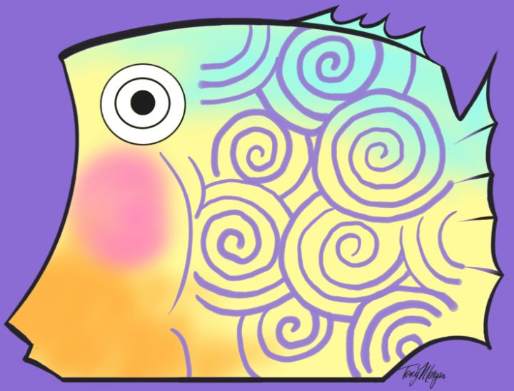 Character fish - Born to illustrate - Drawings & Illustration, Animals ...