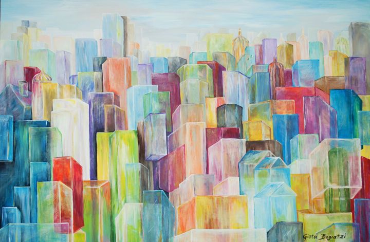 City Of Glass - Structuralism - GiotA Bogiatzi - Paintings & Prints ...