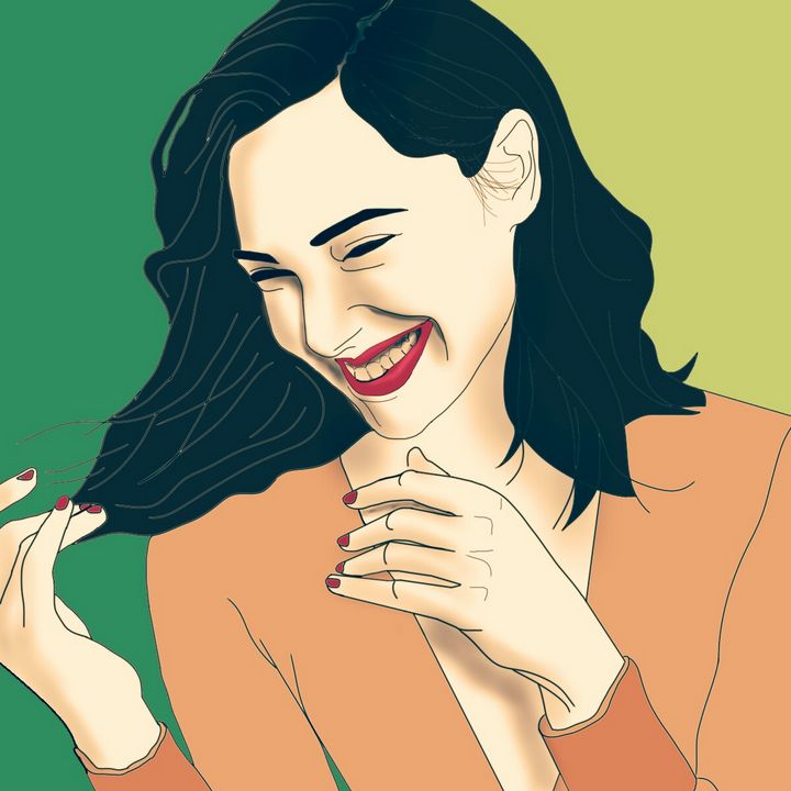 Candid Gal - Dana Naval - Paintings & Prints, People & Figures, Celebrity, Actresses - ArtPal