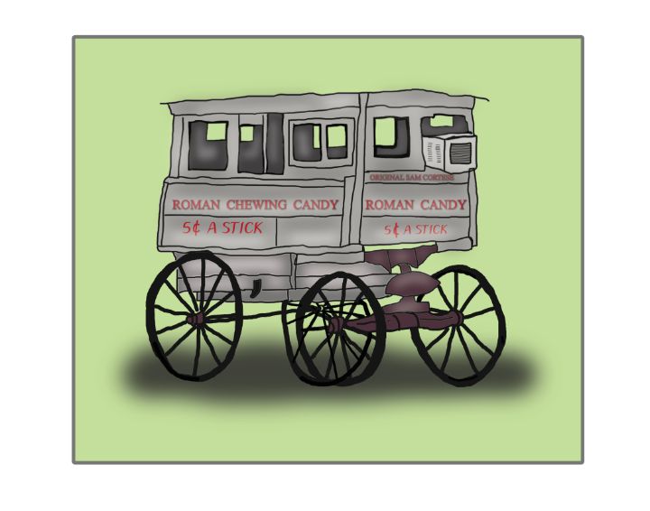 Roman Candy Cart - william Wolfe - Digital Art & AI, Animals, Birds ...