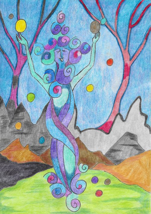 Wind - Magical arts - Drawings & Illustration, Fantasy & Mythology ...