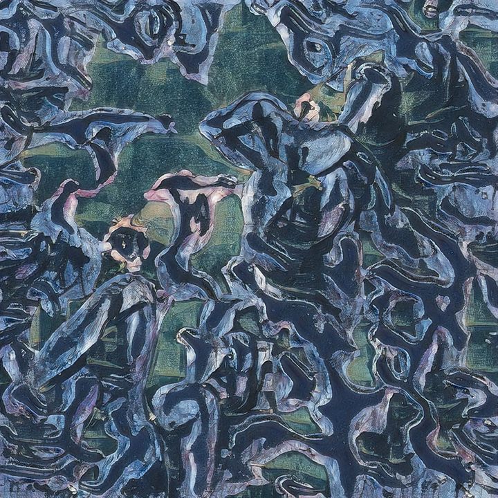 Entangled Shapes - Elsewhere - Paintings & Prints, Abstract, Movement ...