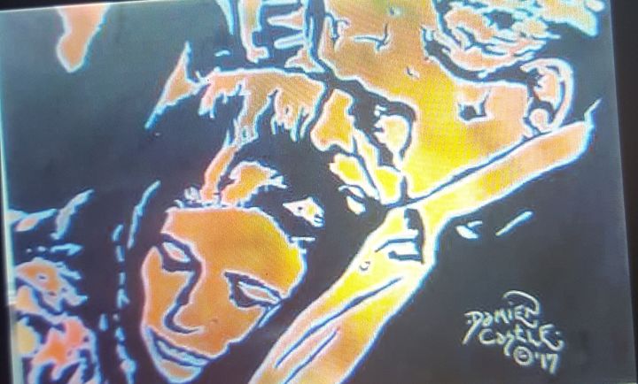 Johnny and June Carter Cash - Dark Castle Art - Paintings & Prints ...