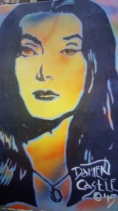 Morticia Addams - Dark Castle Art - Paintings & Prints, Entertainment ...