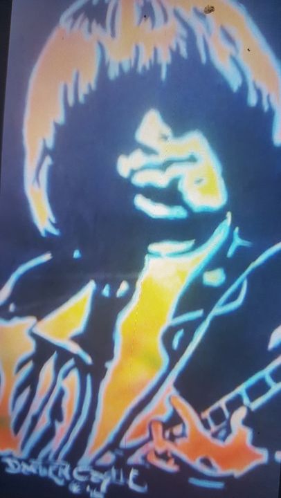 Johnny Ramone #2 Blacklight Compatib - Dark Castle Art - Paintings ...