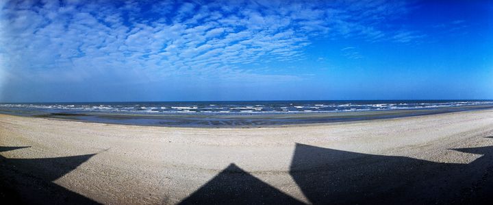 Beach House Shadows at Sword Beach - ART Faul - Photography, Landscapes ...