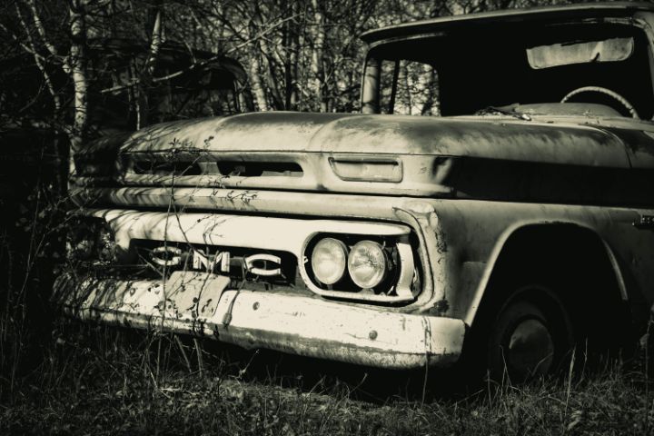 Old GMC - Beauty and the Bovine Photography - Photography, Vehicles ...