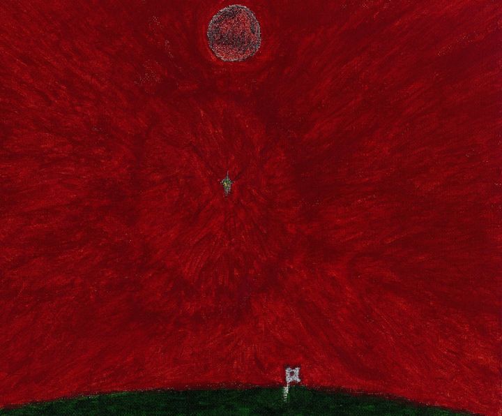 End of days Blood moon - Jesse Whitfield Art - Paintings & Prints ...