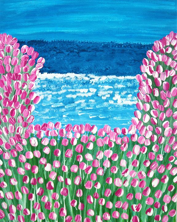 Tranquility - Designs by Christina D. - Paintings & Prints, Flowers ...