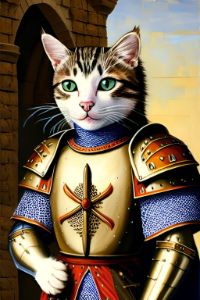 Cat Paintings - Digital Art & AI