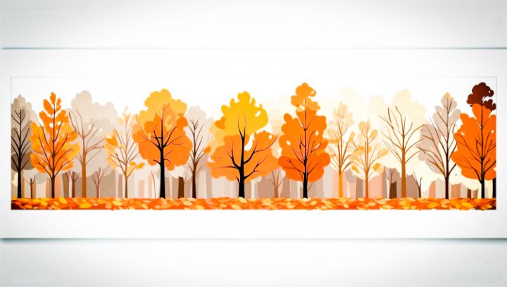 Autumn Trees with Falling Leaves - Artist Evolve - Digital Art & AI ...