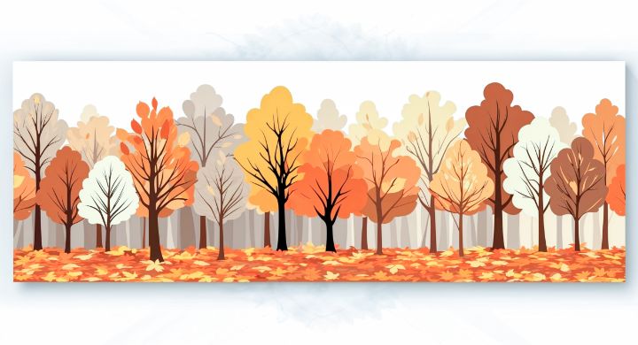 Autumn Trees with Falling Leaves - Artist Evolve - Digital Art & AI ...