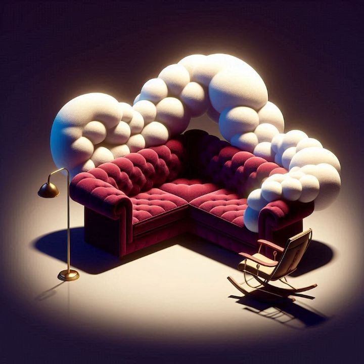 The Beautiful Clouded Couch - Neoteric - Digital Art & AI, Buildings ...