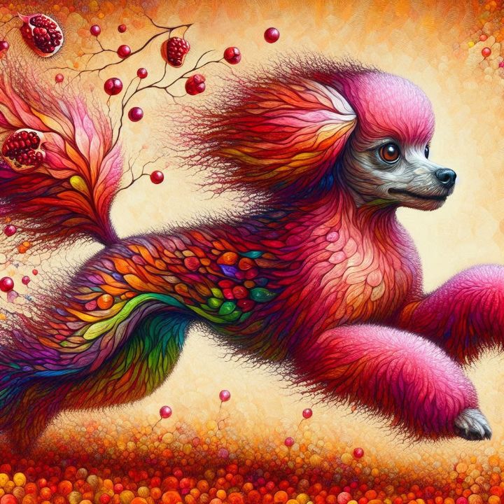 My pomegranate poo - Neoteric - Digital Art & AI, Animals, Birds ...