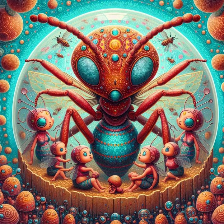 My Intelligent Reds - Neoteric - Digital Art & AI, Animals, Birds ...