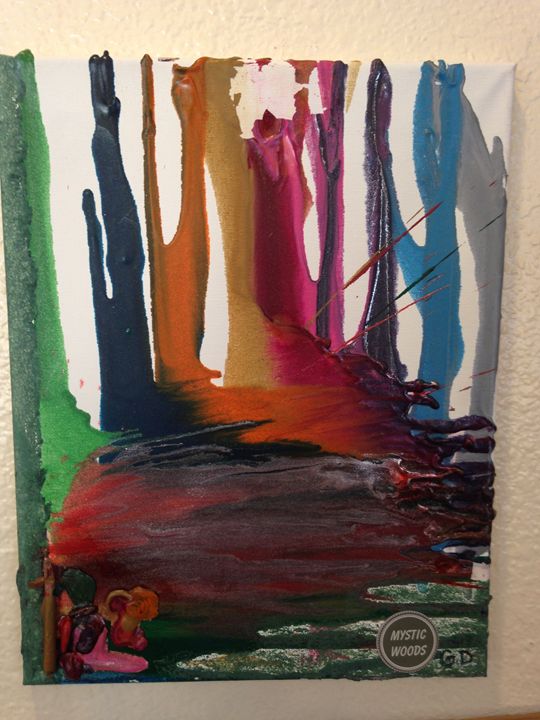 SPRING into SUMMER - MYSTIC WOODS by Gayle - Paintings & Prints ...