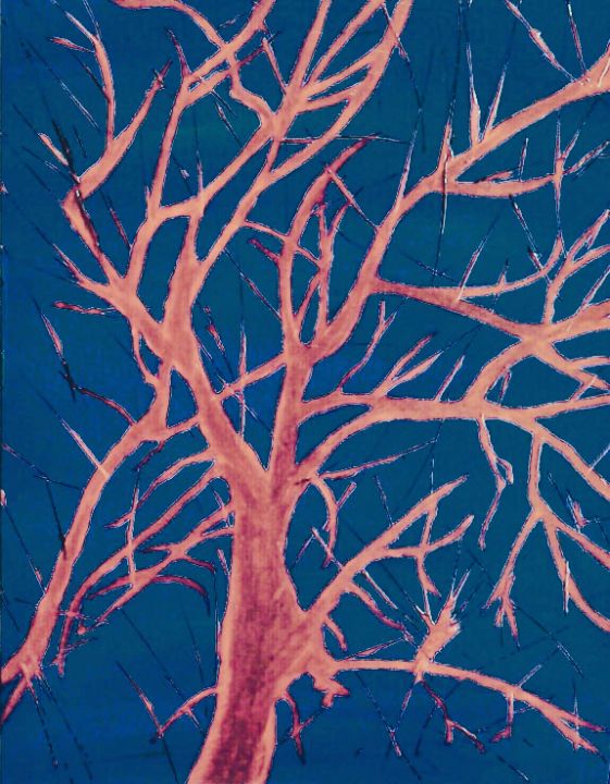 Arbre Rouge - Cothy'Art - Digital Art & AI, Flowers, Plants, & Trees ...